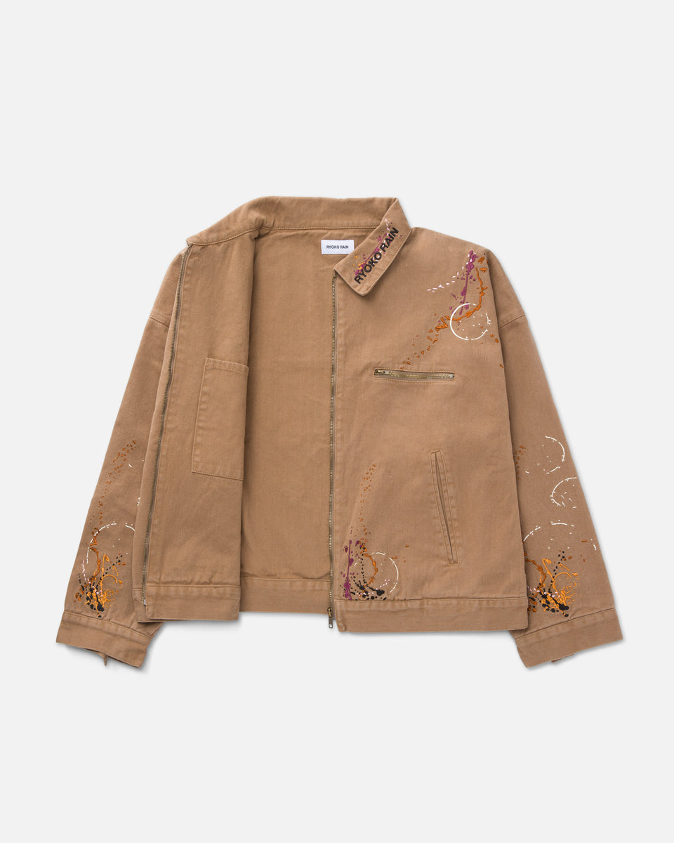 PAINT SPLATTER WORK JACKET – Ryoko Rain
