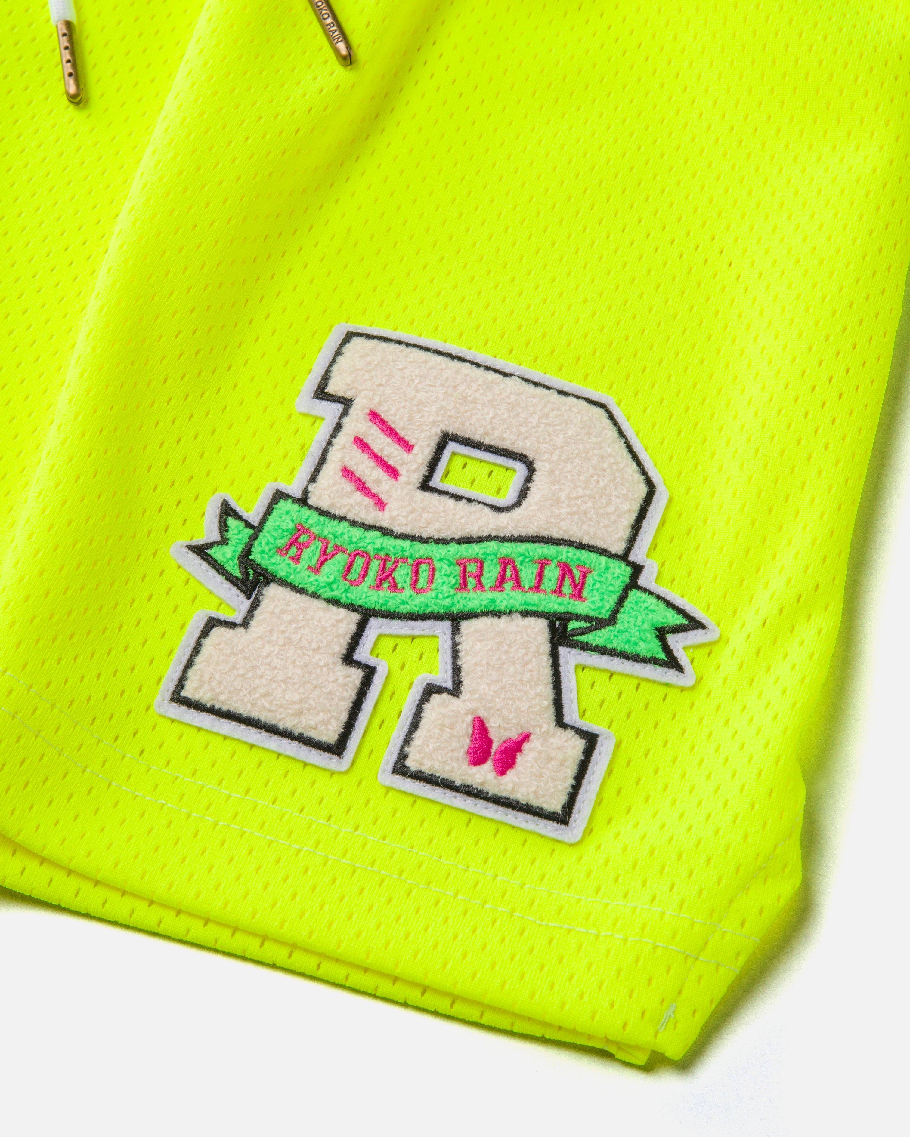 CLASSIC MESH SHORTS - NEON YELLOW – Ryoko Rain