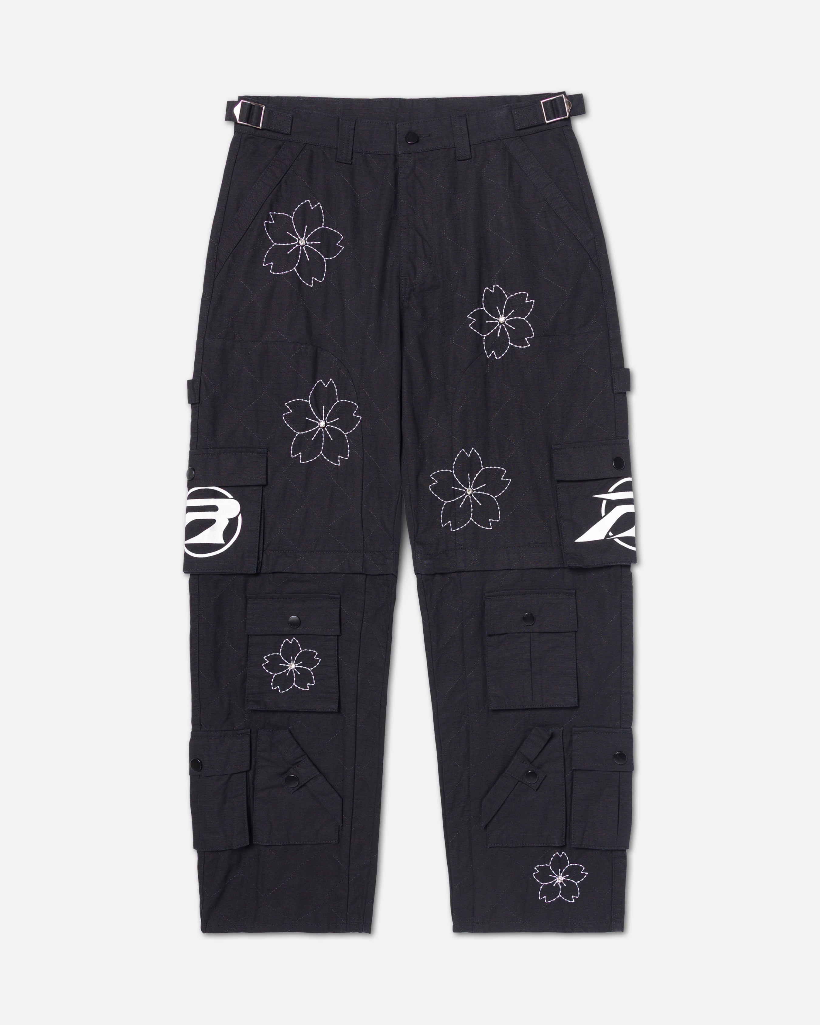 CONVERTIBLE CARGO PANTS- BLACK – Ryoko Rain
