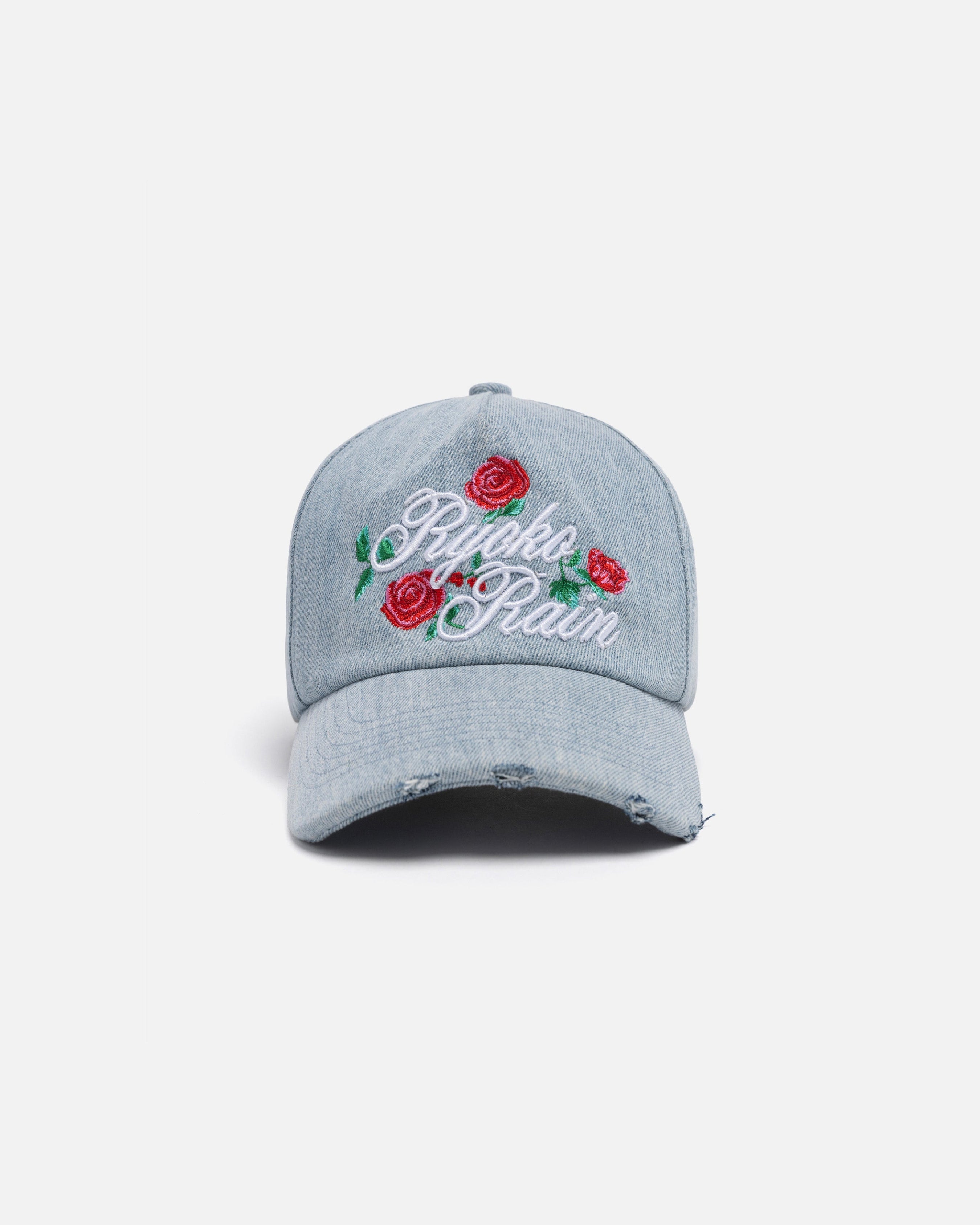 DENIM ROSE STRAPBACK HAT – Ryoko Rain