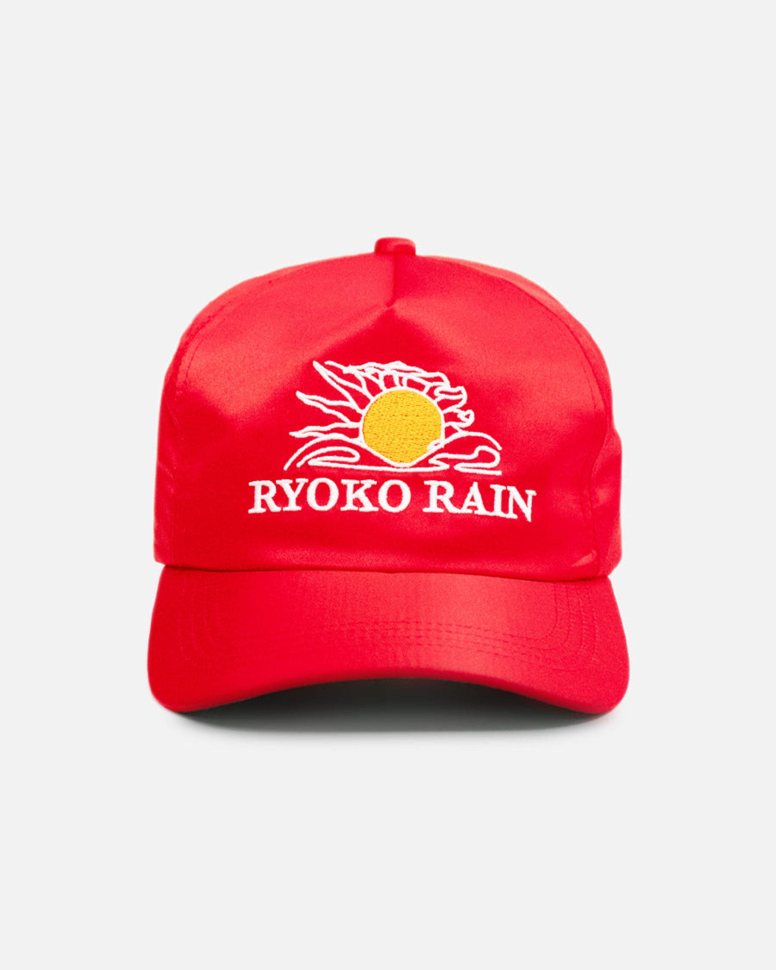 SATIN SUNSET SNAPBACK- RED – Ryoko Rain