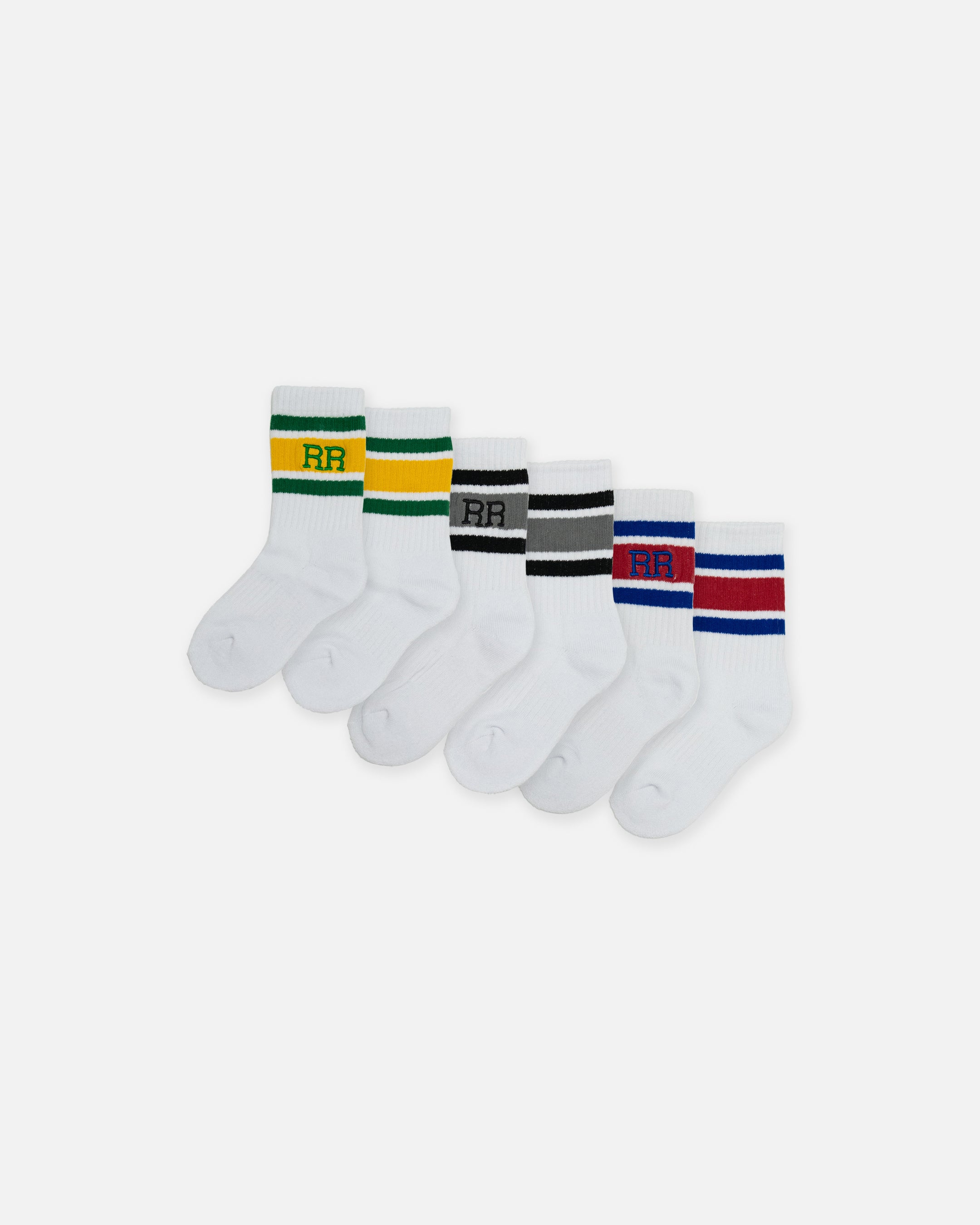 STRIPED UNIVERSITY SOCKS (3-PACK) KIDS – Ryoko Rain
